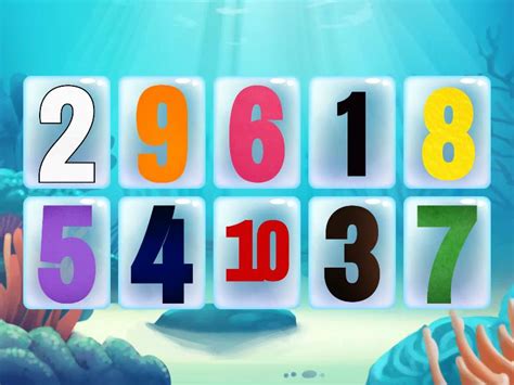 Colours And Numbers Fichas Giratorias