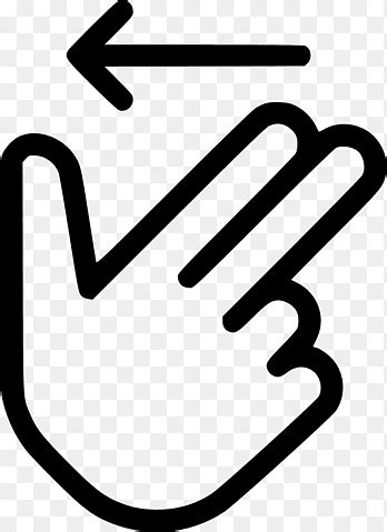 Gesture Computer Icons Swipe Icons Finger Symbol Gesture Text Hand