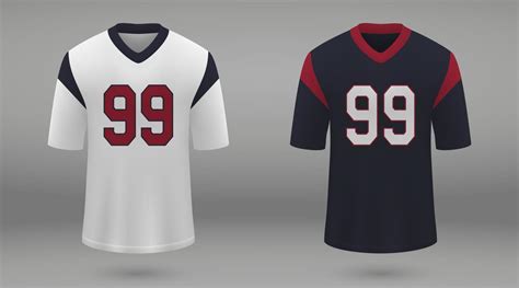 American Football Jersey Mockup Vector Art Icons And Graphics For