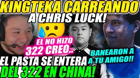 KINGTEKA CARREANDO AL PASTA CHRIS SE ENTERA Q EL AMIGO DE TEKA X1AOYU