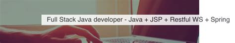 reddit comments on full stack java developer java jsp restful ws spring udemy course
