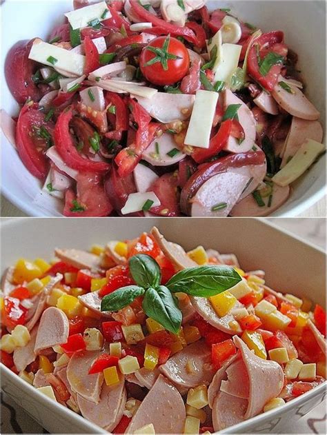 Leichter Salat Perfekt Als Beilage Zum Grillen Pikanter Paprika K Se
