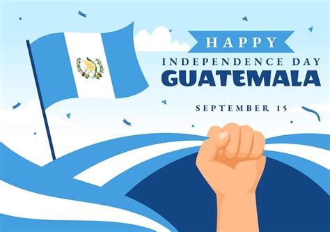 Ilustraci N Del Vector Del D A De La Independencia De Guatemala El