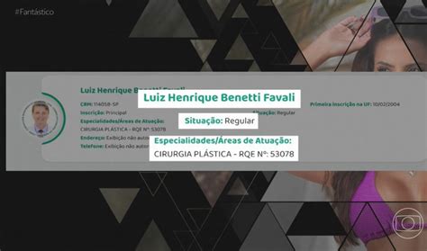Foto O médico que operou Luana Andrade tinha registro regular para