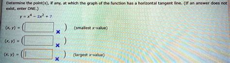 solved determine the point s any exist enter dne 2x2 which the graph of the function has