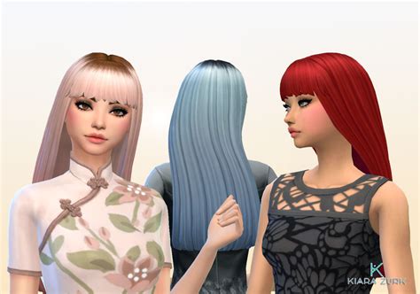 Sims 4 Hair With Bangs Maxis Match 2024 HairStyles Ideas