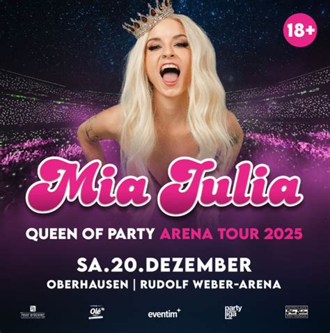 Mia Julia VIP Tickets für Queen Of Party Tour hier sichern
