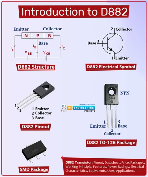 D882 Transistor Pinout Datasheet Equivalent Circuit And 40 OFF