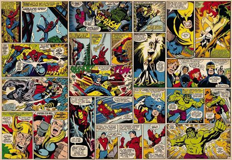 Avengers Comic Book Pages