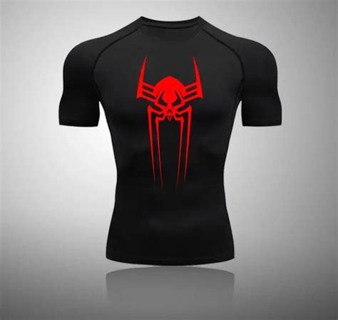 Spider Man Compression T Shirt Breathable Gym T Shirt Etsy