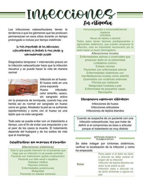 Infecciones ortopédicas Ana María Carreño Vásquez uDocz