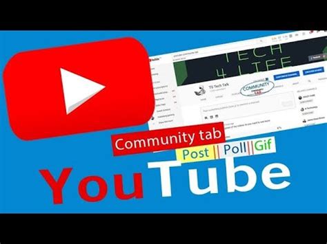 How To Get Community Tab On Youtube Youtube Channel Community