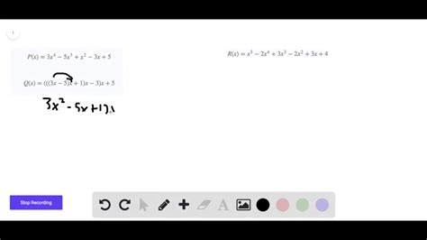 solved discover nested form of a polynomial expand q to prove that the polynomials p and q are