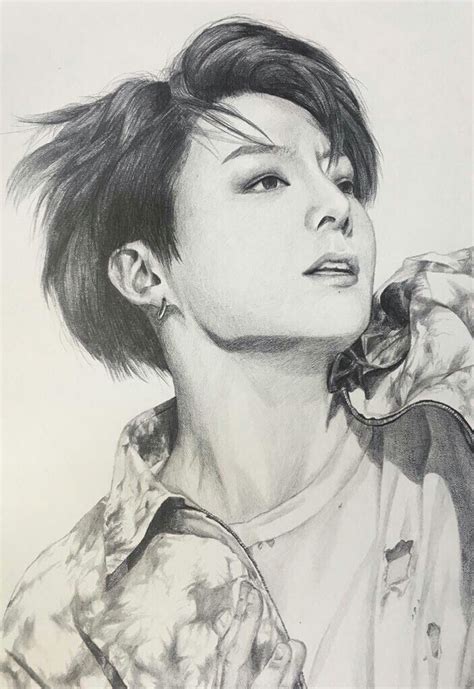 Art jungkook Bts fanart Cómo dibujar cosas Bts dibujo