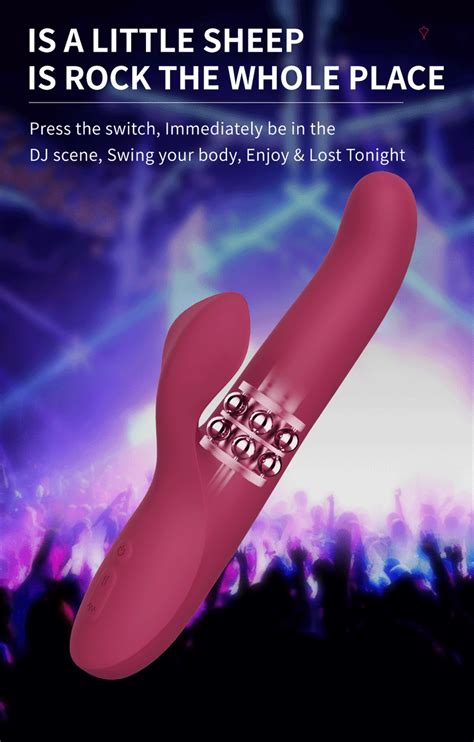 G Spot Dildo Telescopic Rotating Vibrator Lusty Age