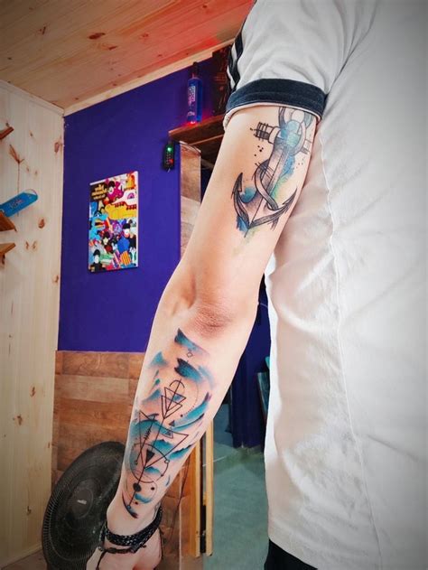 Pin de oneger en Salvamentos rápidos Diseño de tatuaje de ancla