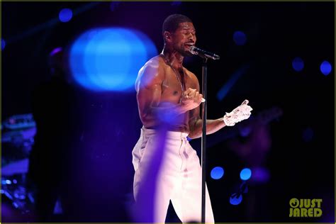 Usher Goes Shirtless At Super Bowl 2024 See Every Photo Video