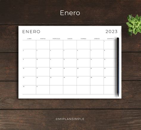 Descarga Calendarios Para Imprimir Pdf Gratis Miplansimple