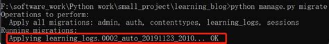 Django搭建学习笔记web应用程序一OperationalError table learning logs topic has