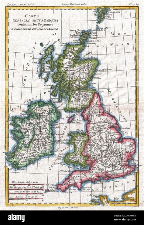 Map Of British Isles Hi Res Stock Photography And Images Alamy