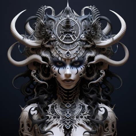 Premium Ai Image An Image Of A Woman With Horns On Her Head