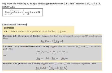 solved 2 prove the following by using a direct argument