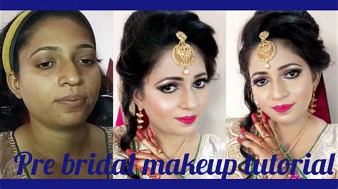 Pre Bridal Makeup Steps Saubhaya Makeup