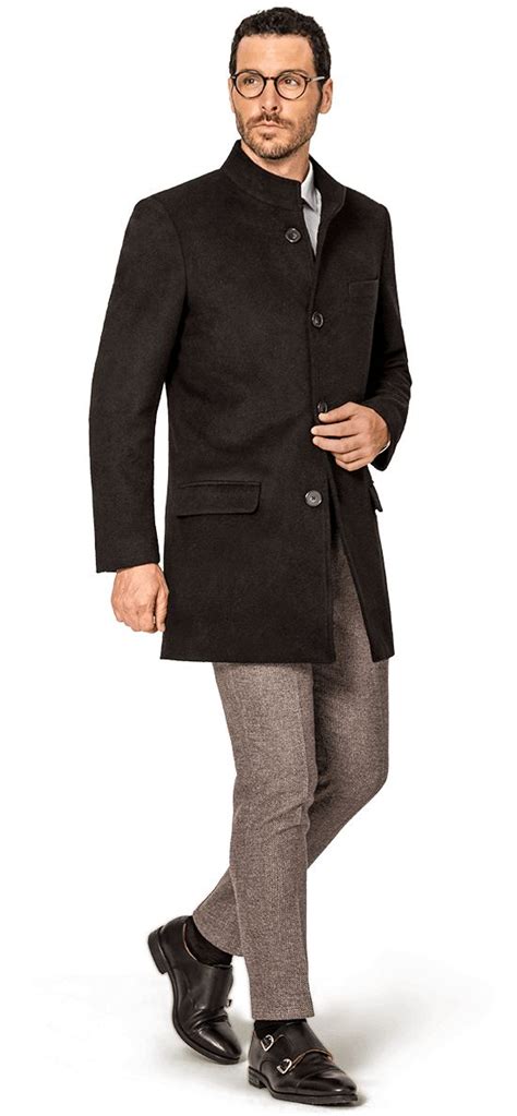 Abrigos Negros Para Hombre Hockerty