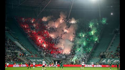 Oprawa kibiców Legii we Wrocławiu YouTube
