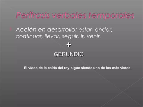 Las perífrasis verbales PPT