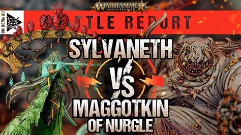 Sylvaneth Vs Maggotkin Of Nurgle Age Of Sigmar Battle Report