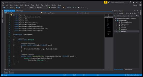Let S Be Developer Create First ASP NET Core Application