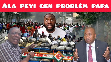 Bagay yo vrèman konplike pou moun kap pase nan komin kafou anpil