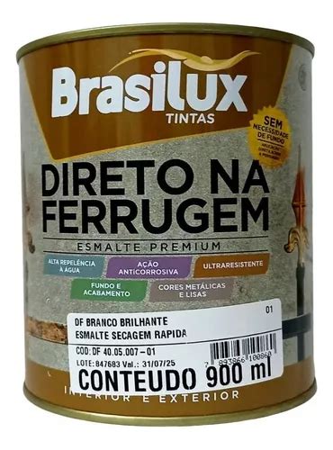 Tinta Para Ferro E Metais Direto Na Ferrugem Ml Parcelamento Sem Juros