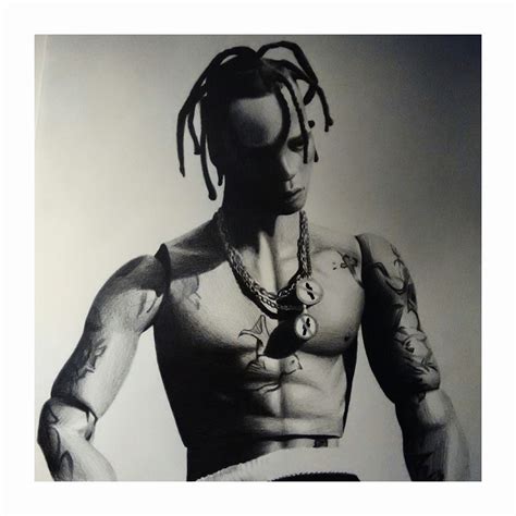 Travi Scott Rodeo Album Cover Artwork By Natsutsunablackstar On