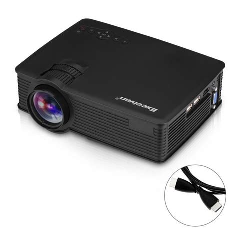 Excelvan Mini Led Projecteur Home Cin Ma Th Tre X Pixels