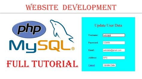php and mysql full tutorial part 21 sample update data to db រៀន php and mysql ជាភាសាខ្មែរ youtube