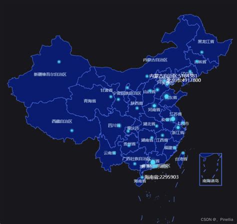 vue3 echarts5 中国地图 散点地图 vue3 china map csdn博客