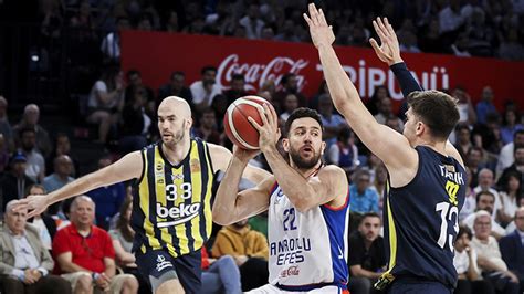 T Rkiye Basketbol S Per Ligi Nde Ilk Finalist Anadolu Efes Oldu Krt Tv