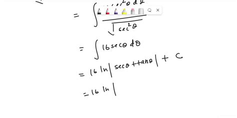 SOLVED Use The Table Of Integrals Or A Computer Or Calculator With