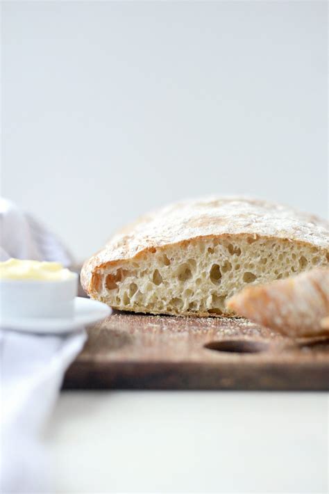 Simply Scratch Homemade No Knead Ciabatta Bread Simply Scratch
