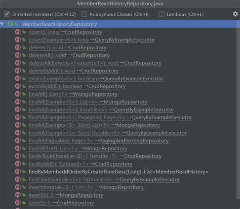 spring data mongodb文档基础操作 java学习笔记
