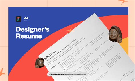 Designer CV Resume Template Figma