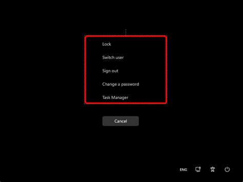 Ctrl Alt Delete Windows