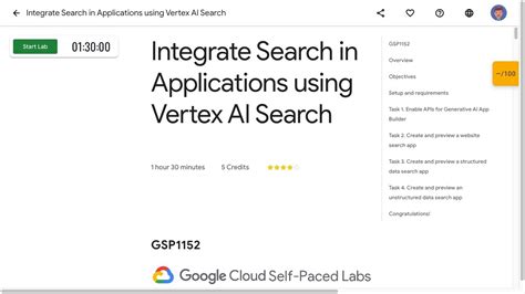 Integrate Search In Applications Using Vertex AI Search GSP1152 YouTube