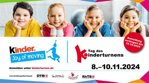 Rheinhessischer Turnerbund e V Anmeldefrist verlängert Tag des
