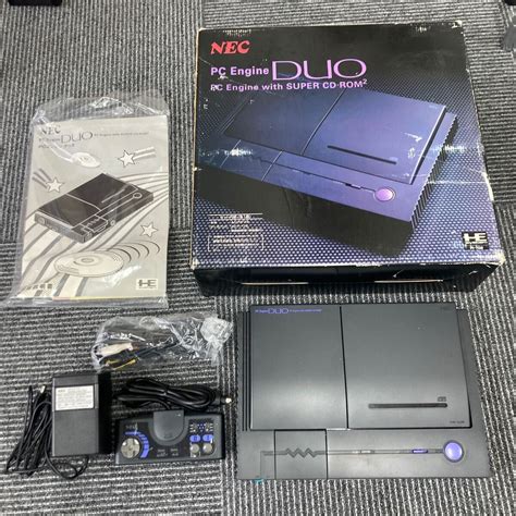 NEC DUO PCエンジン 箱説付 Engine PI TG8 PC Engine with SUPER CD ROM 本体アクセサリー