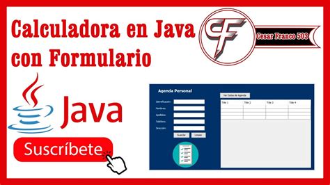 Ejemplo De Calculadora Con Formularios En Java Youtube