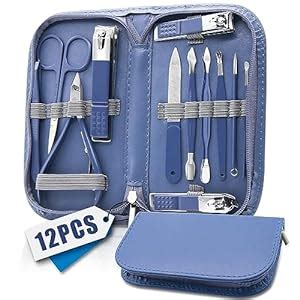 Nagelset Maniküre Fingernagel Pflege Set Professionell Nageletui