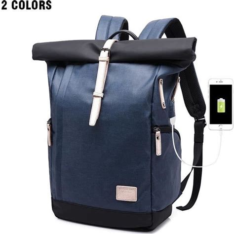Letouch Sac à dos étanche pour ordinateur portable 15 7inch avec Port